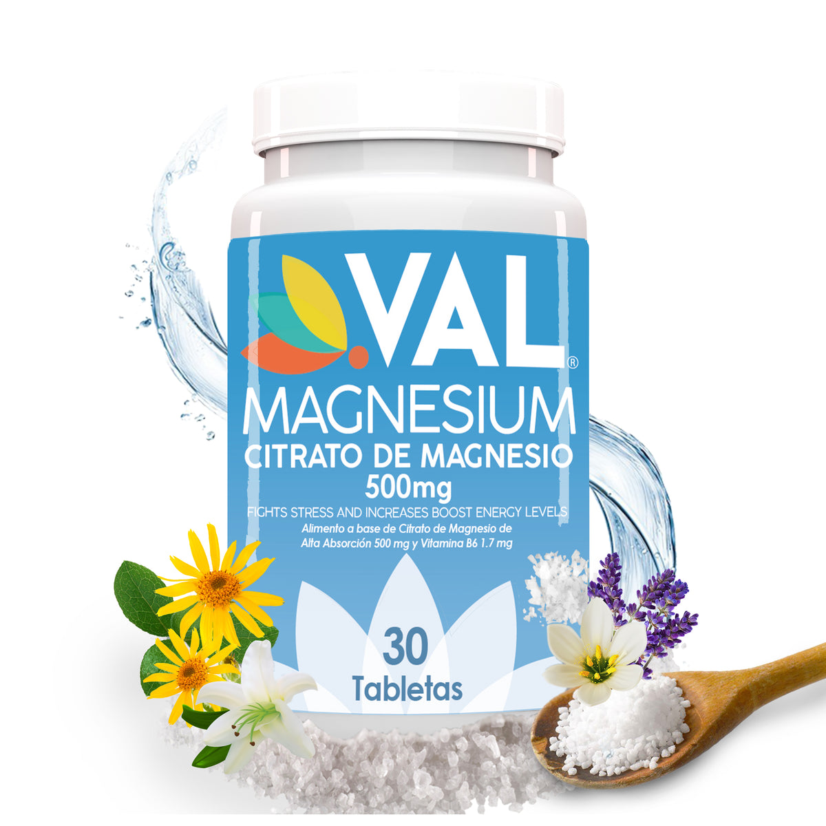 CITRATO DE MAGNESIO 500 Mg + B6– VAL