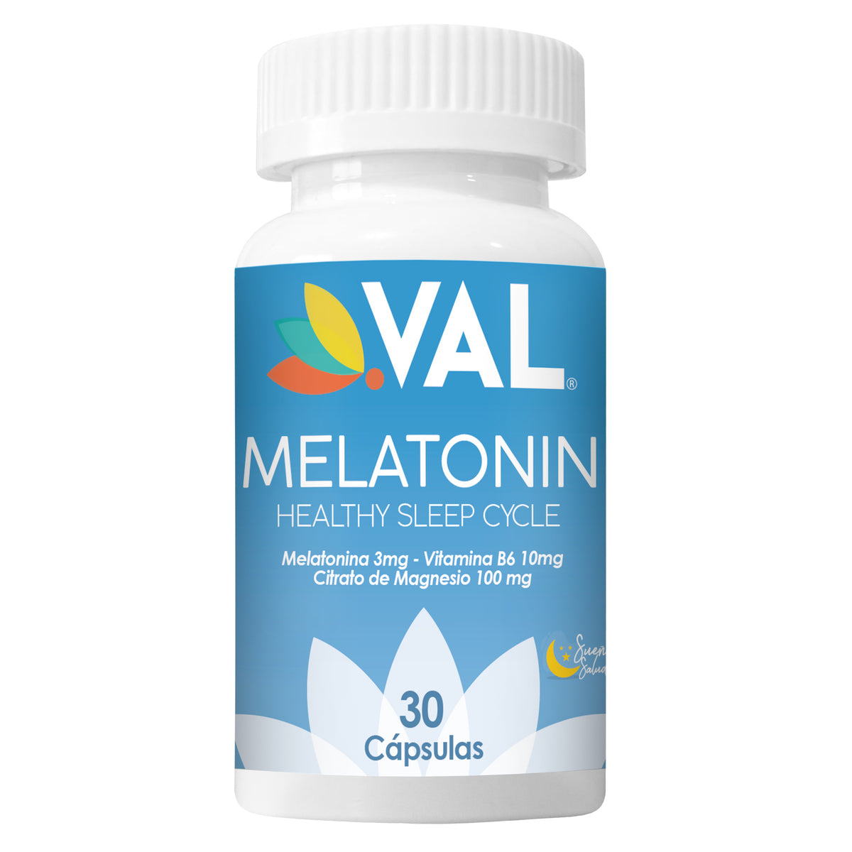 MELATONINA CON VITAMINA B6 Y CITRATO DE MAGNESIO– VAL